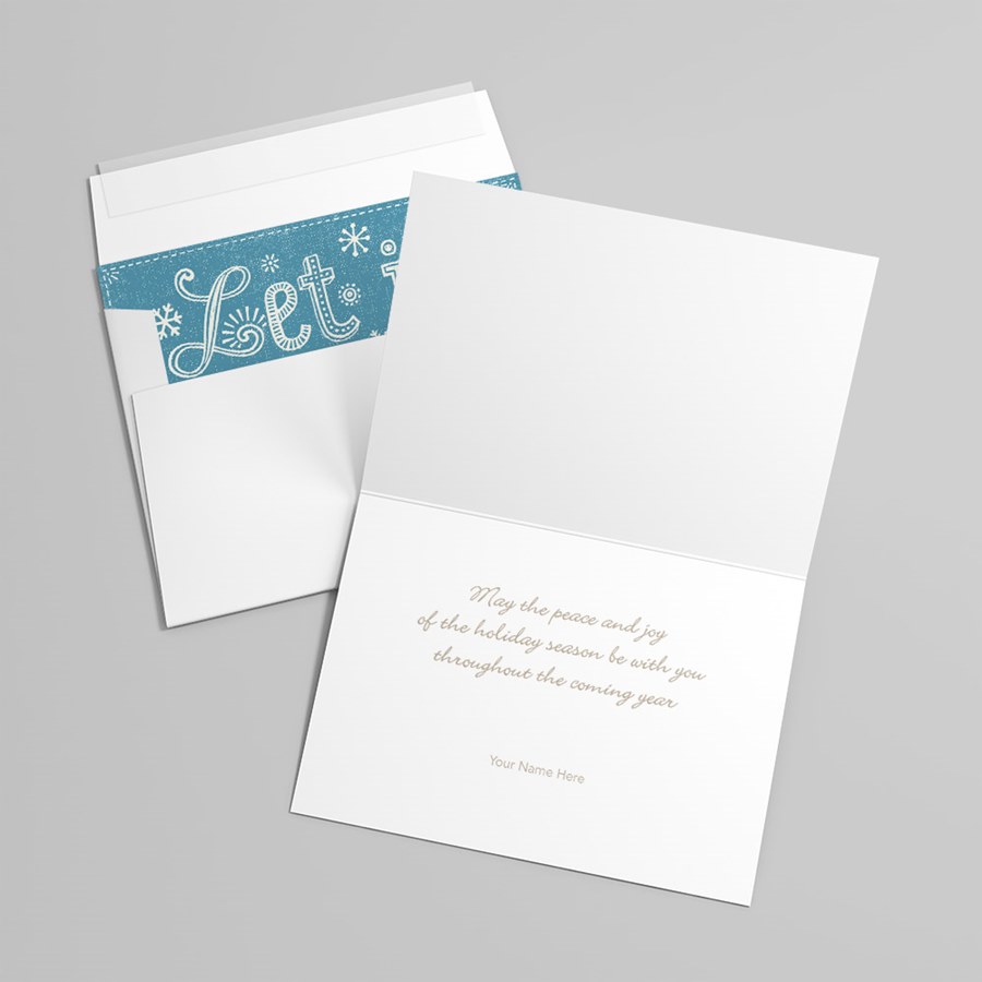 Snow Day Holiday Card by USGAcardshop