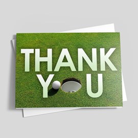 USGA Golf Thank You Cards